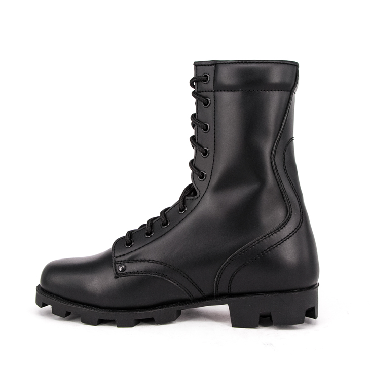 Military field black combat full leather boots 6236 from China ...