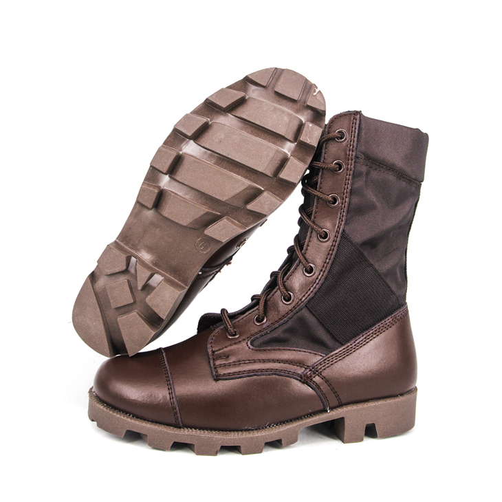 Rubber red brown army Jungle boots 5234 from China Manufacturer ...